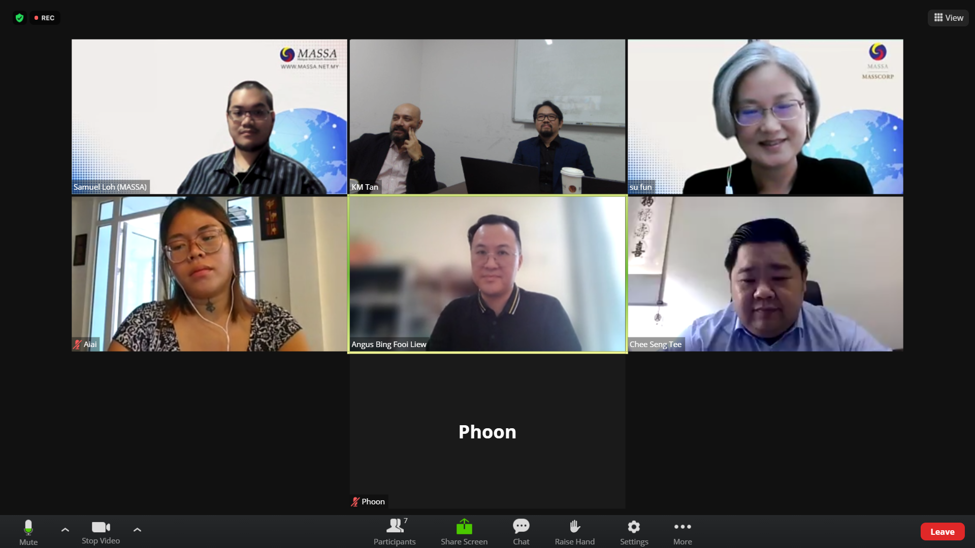 Meeting with MASSA 2021 | Malaysian Business Chamber in Cambodia